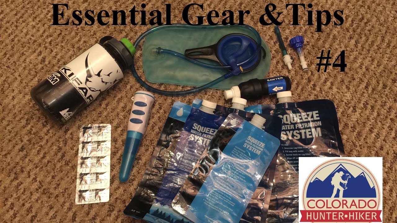 Essential Gear & Tips #4 - Backcountry Water Filtration Systems - AWWA ...