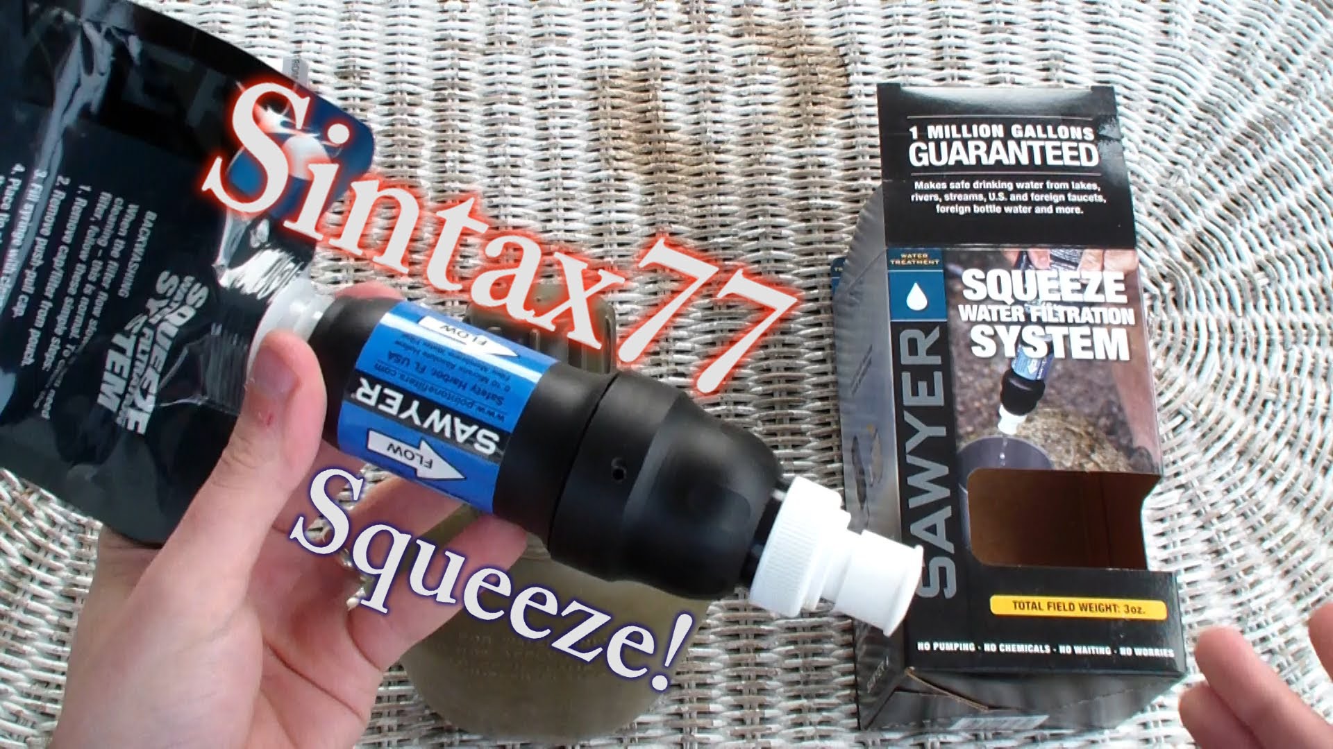 Sawyer Squeeze Water Filter - Easiest Filter Ever? - AWWA Water ...